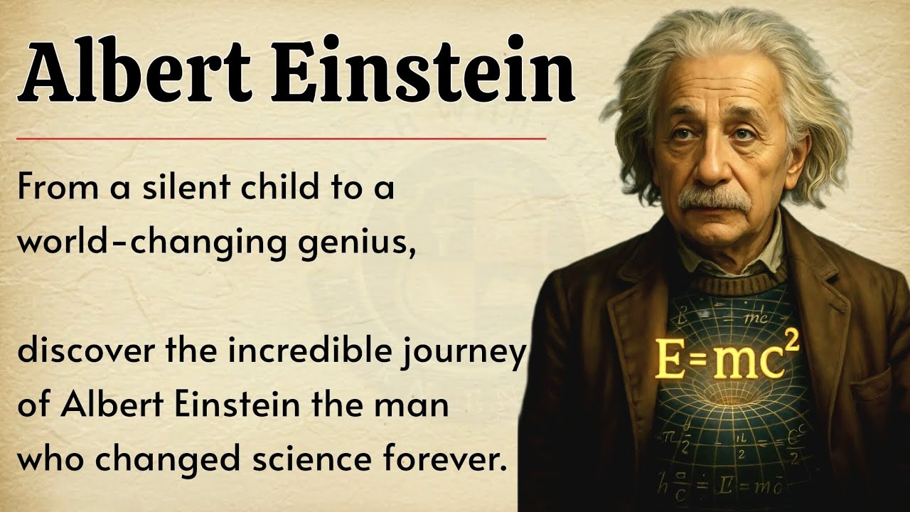 Albert Einstein’s Life Story 🔥 | From Zero to Genius | Learn English ...