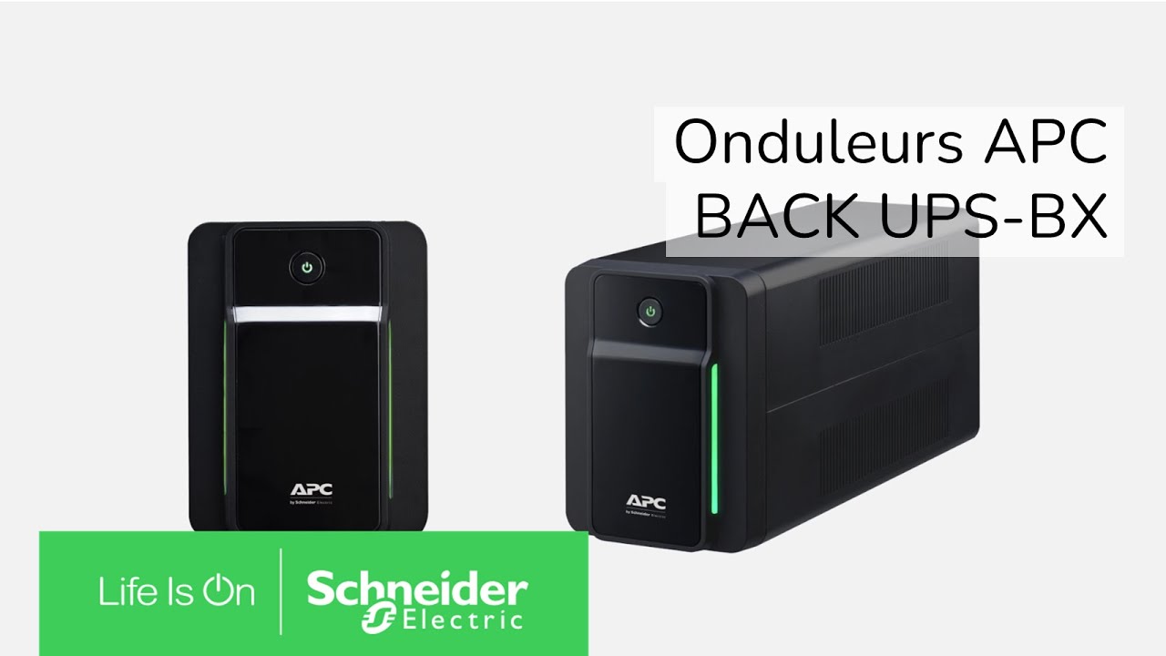 Découvrez notre gamme d'onduleurs APC Back UPS-BX | Schneider Electric ...