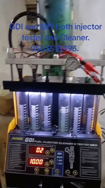 GDI and MPI both injector tester and Cleaner. - YouTube