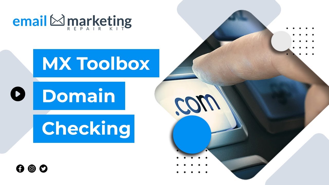 MX Toolbox for Domain Checking - YouTube