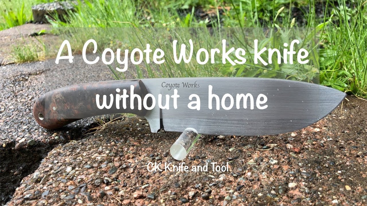 A homeless Coyote A unique handmade Coyote Works knife without a home ...