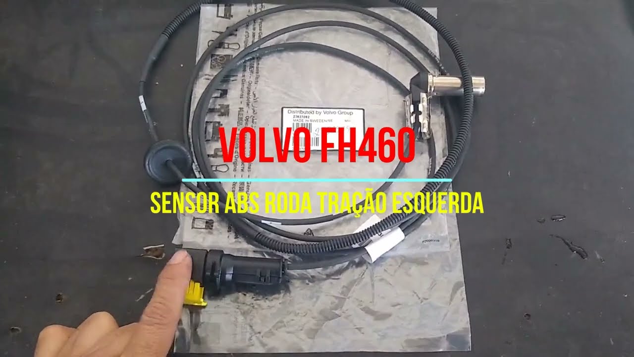 Sensor ABS roda tração - Volvo FH4 - YouTube