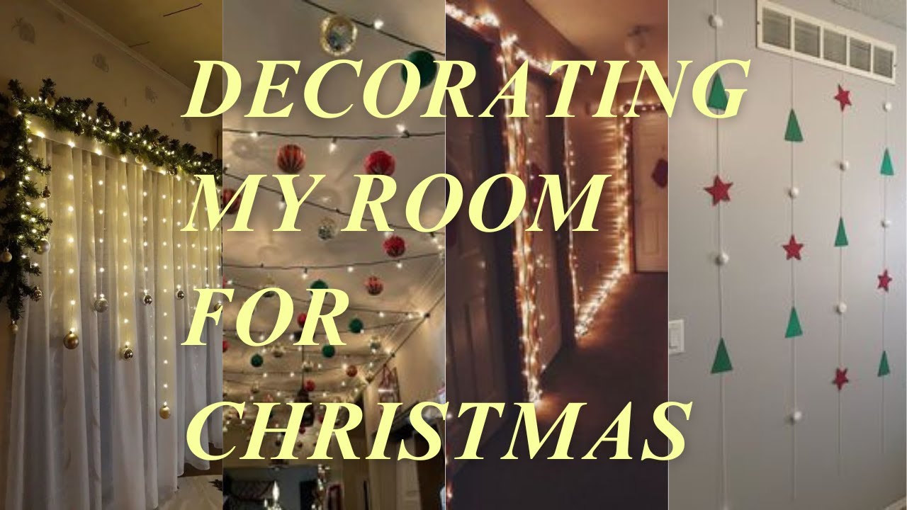 Decorating My Room For Christmas Vlogmass Day 1 Youtube