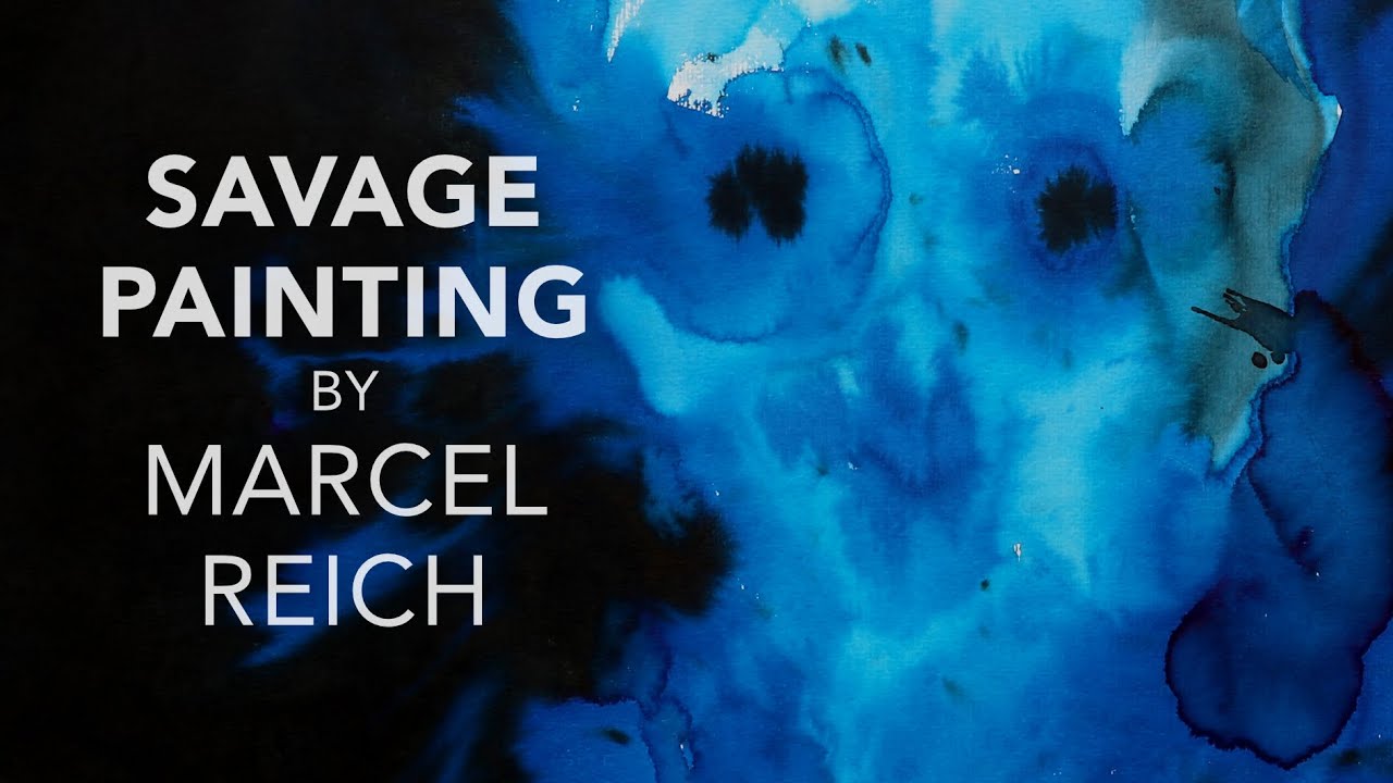 Expressive Live Painting by Artist Marcel Reich - YouTube