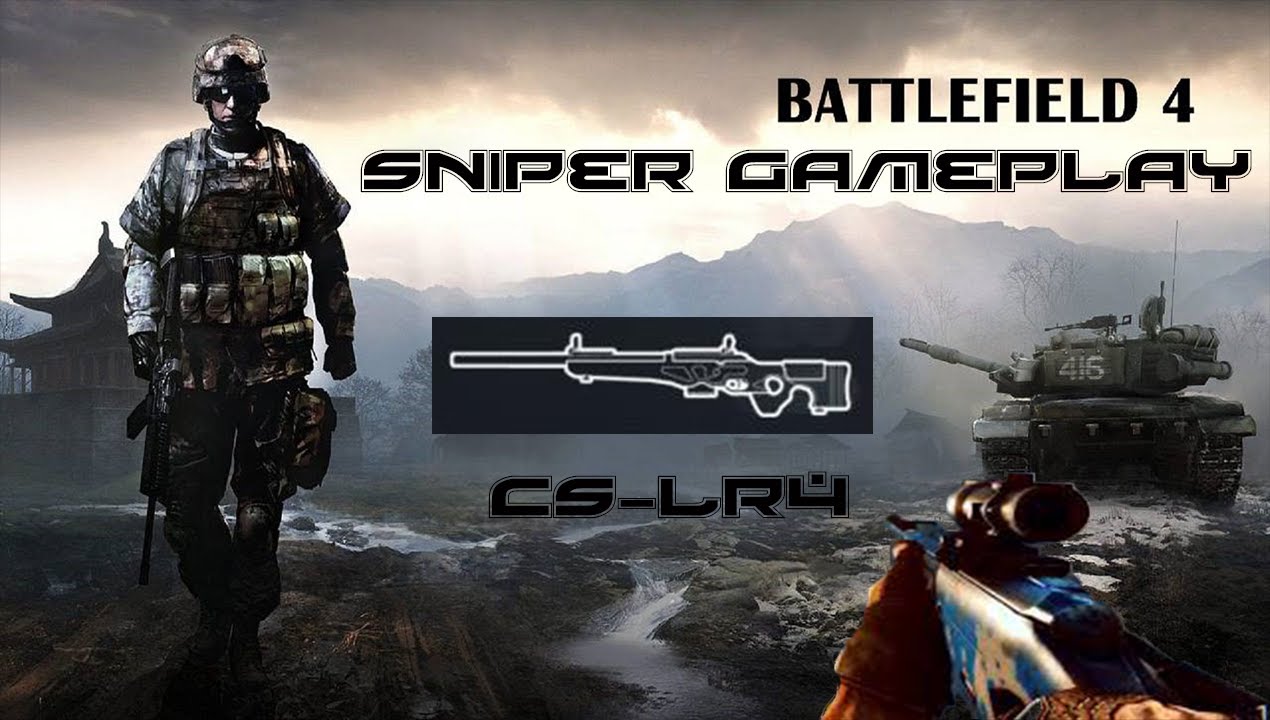 Battlefield 4- CS-LR4 Sniper- Hit Markers For Days! - YouTube