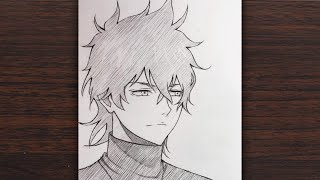 Anime drawing | How to draw Seishiro Nagi bluelockeasy ... | Doovi