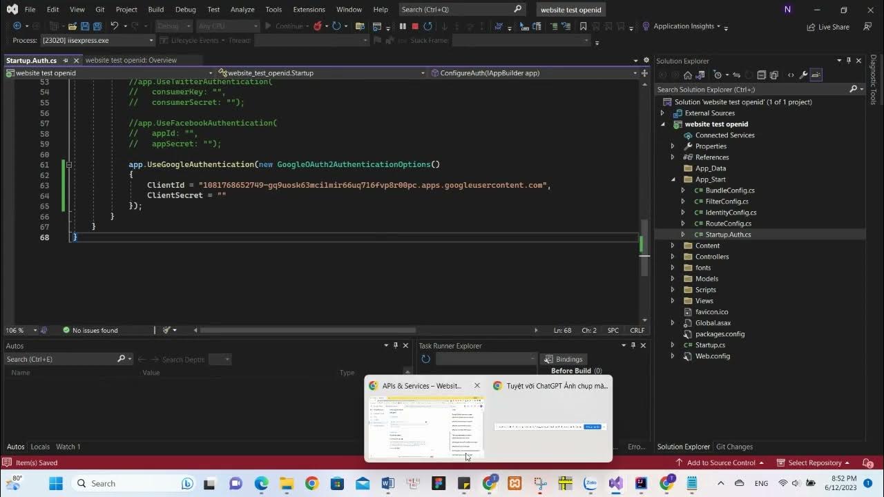 Edit app registration – APIs & Services – website – Google Cloud console - YouTube