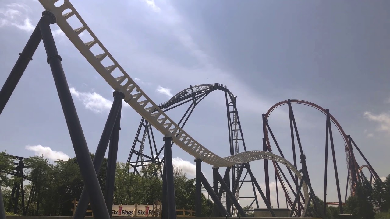 MAXX FORCE 7.21.19 4K OFF RIDE HIGHLIGHTS SIX FLAGS GREAT AMERICA ...