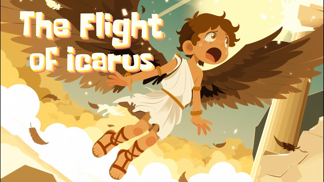 The Flight of Icarus | Cartoons For Kids | Baby story | Story for kids ...