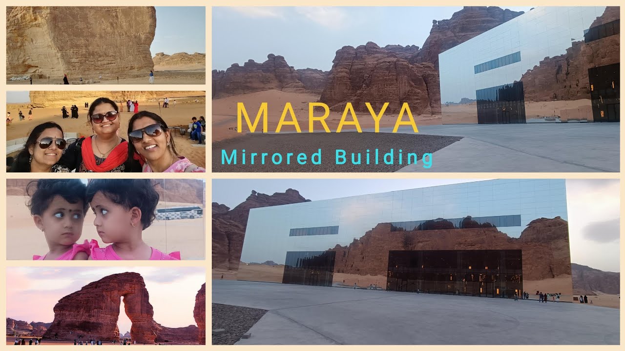 Al Ula MARAYA Mirrored Building Al Ula Vacation saudi Arabia - YouTube