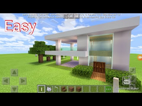minecraft house tutorial - YouTube