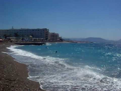 Tuulinen ranta rodos 2009 - YouTube