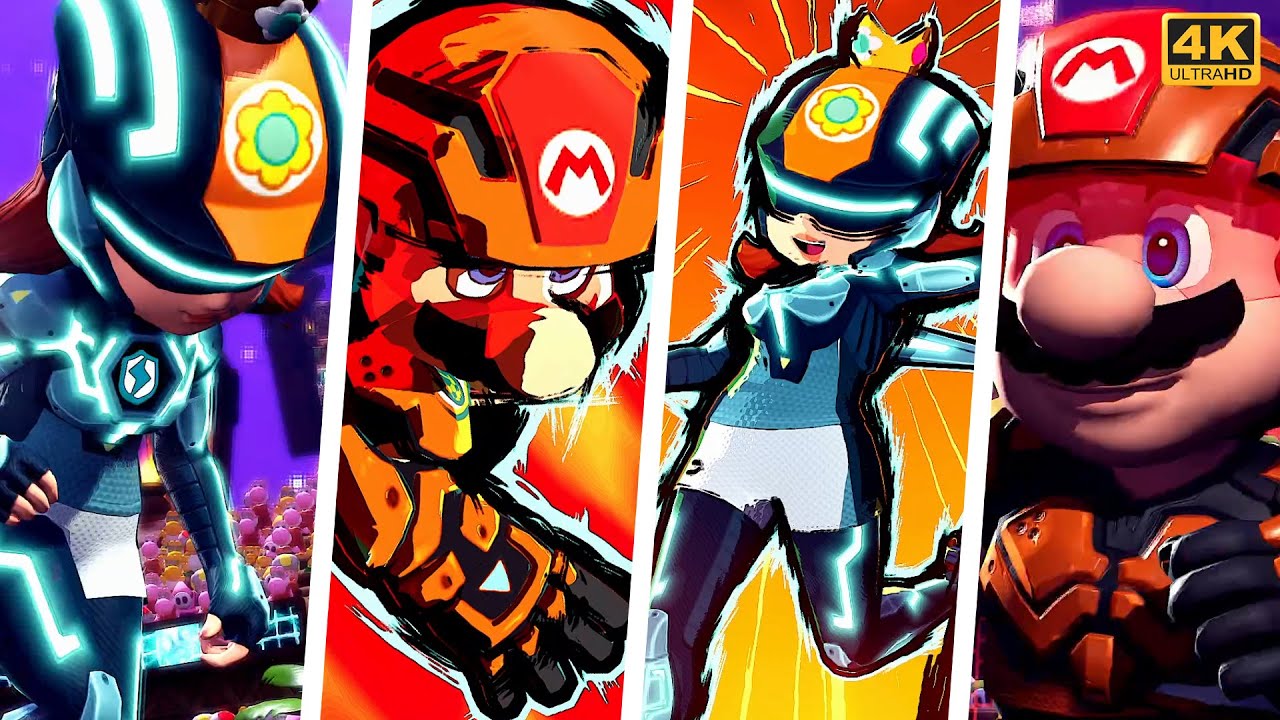 Mario Vs. Daisy - Mario Strikers: Battle League - Reshade HDR 4K 60fps ...