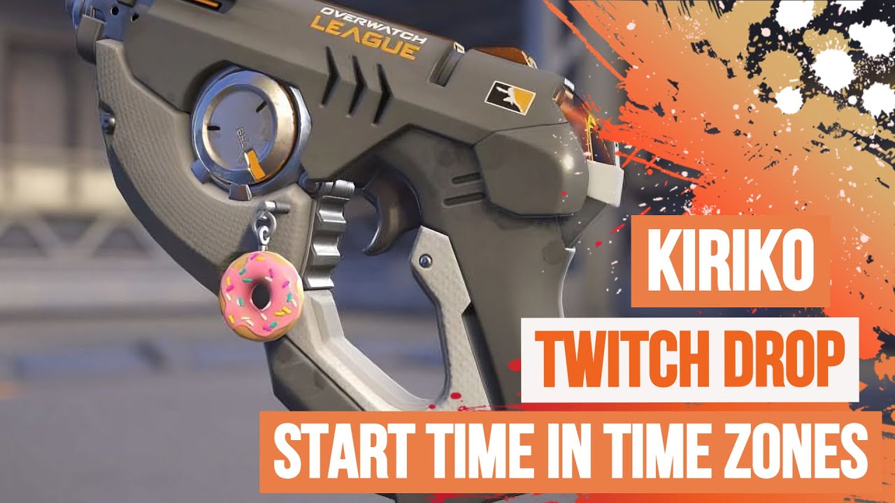 Overwatch 2 Kiriko twitch drop Start Time In Time Zones October 17 ...