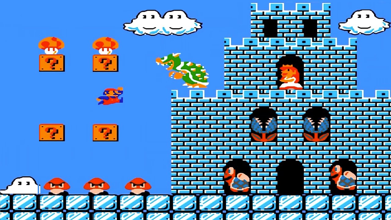 Super Mario Bros: Frozen Bowser's Castle - YouTube