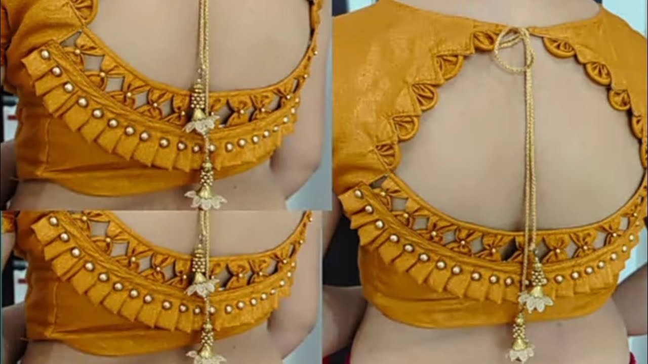 latest blouse back designs #blousedesign/beautiful blouse ...