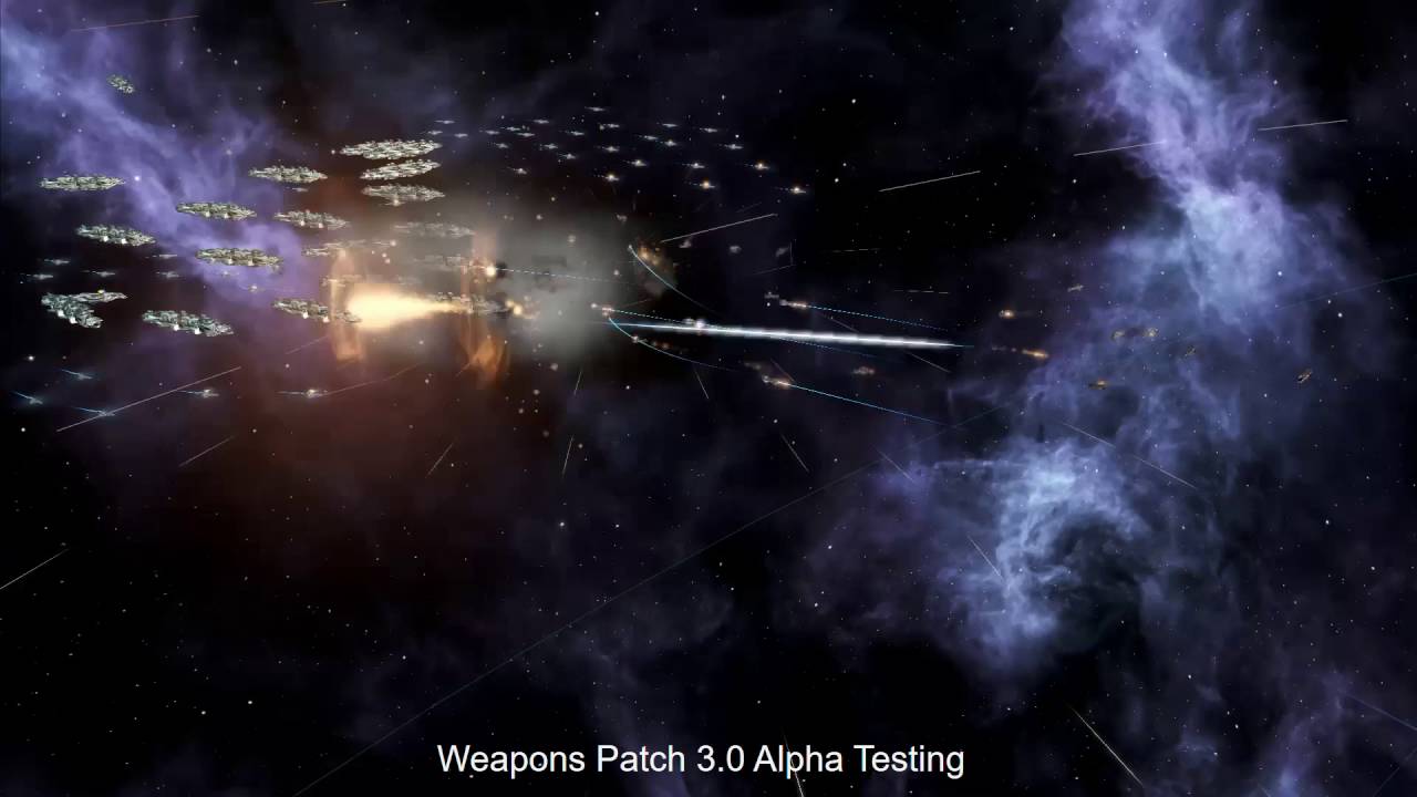 Stellaris - Elite Military Weapons Patch 3.0 Alpha Test - YouTube