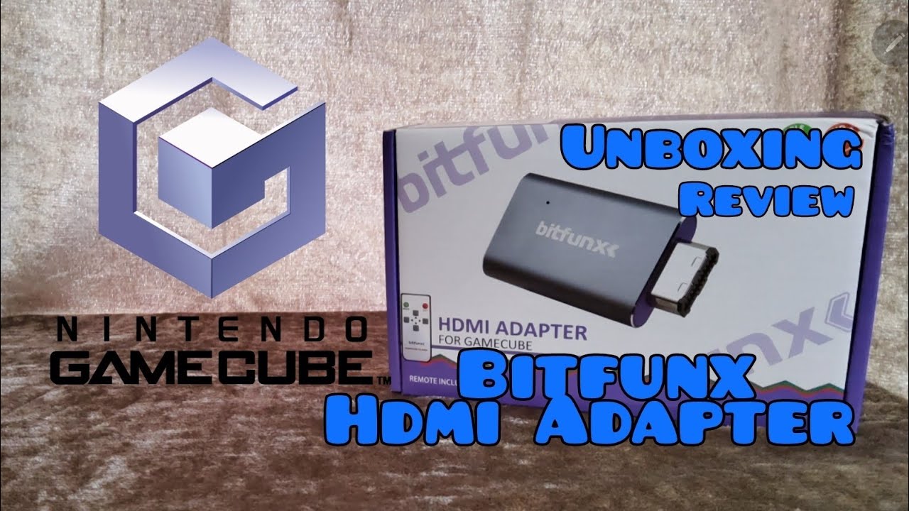 Bitfunx Hdmi adapter for Nintendo Gamecube Unboxing Review: £39.99 ...