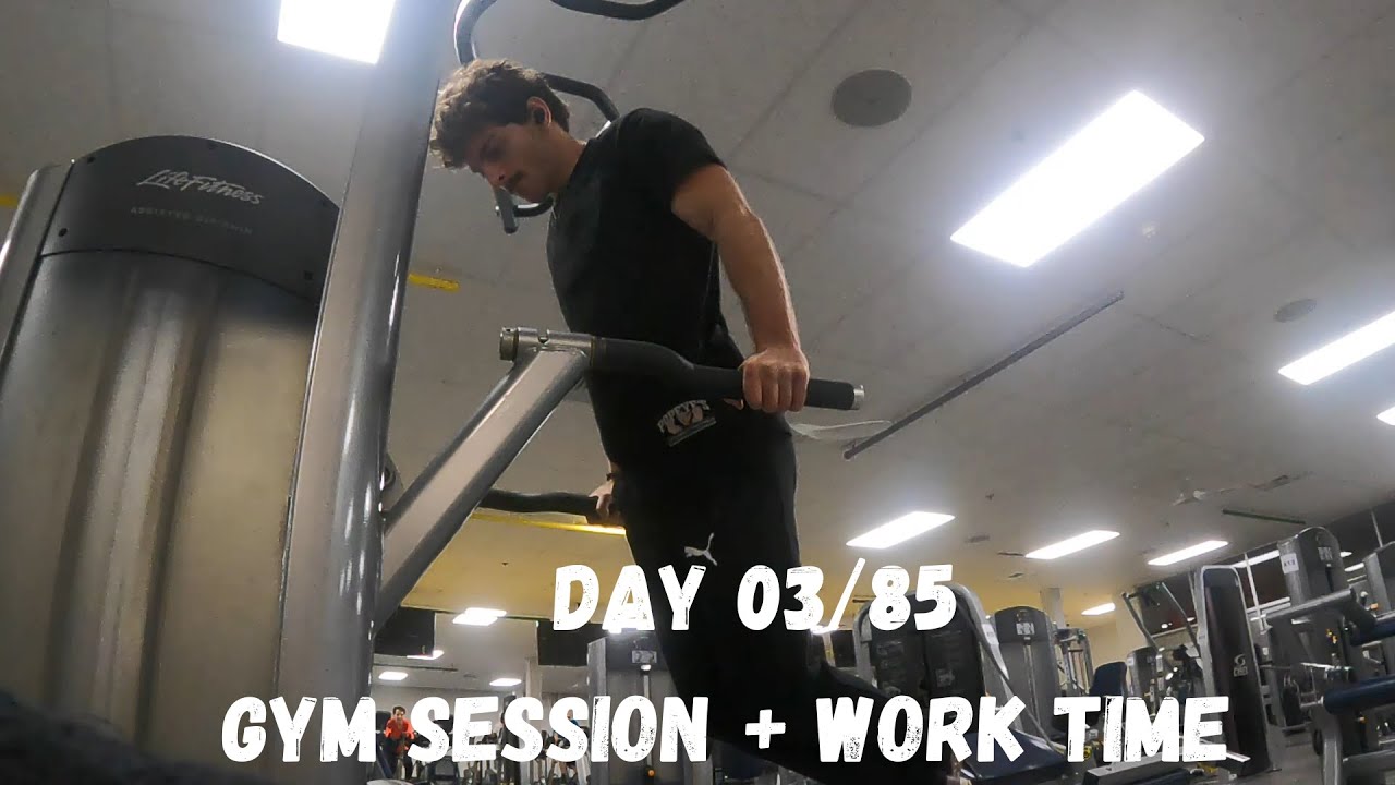 I engaged my-self now, so, Everyday - Gym session - Work time - 03/85 ...