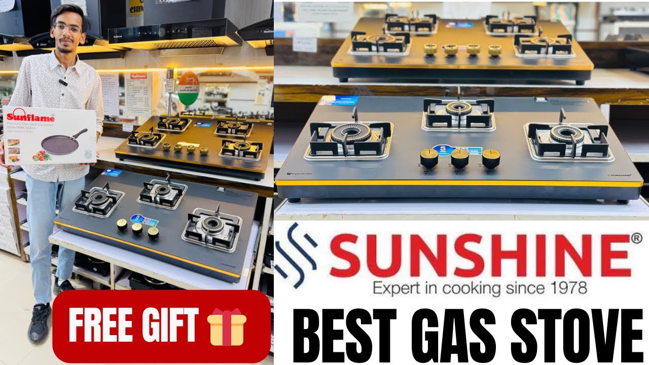 2025 BEST GAS STOVE || MATT FINISH GAS STOVE || SUNSHINE BEST GAS STOVE ...