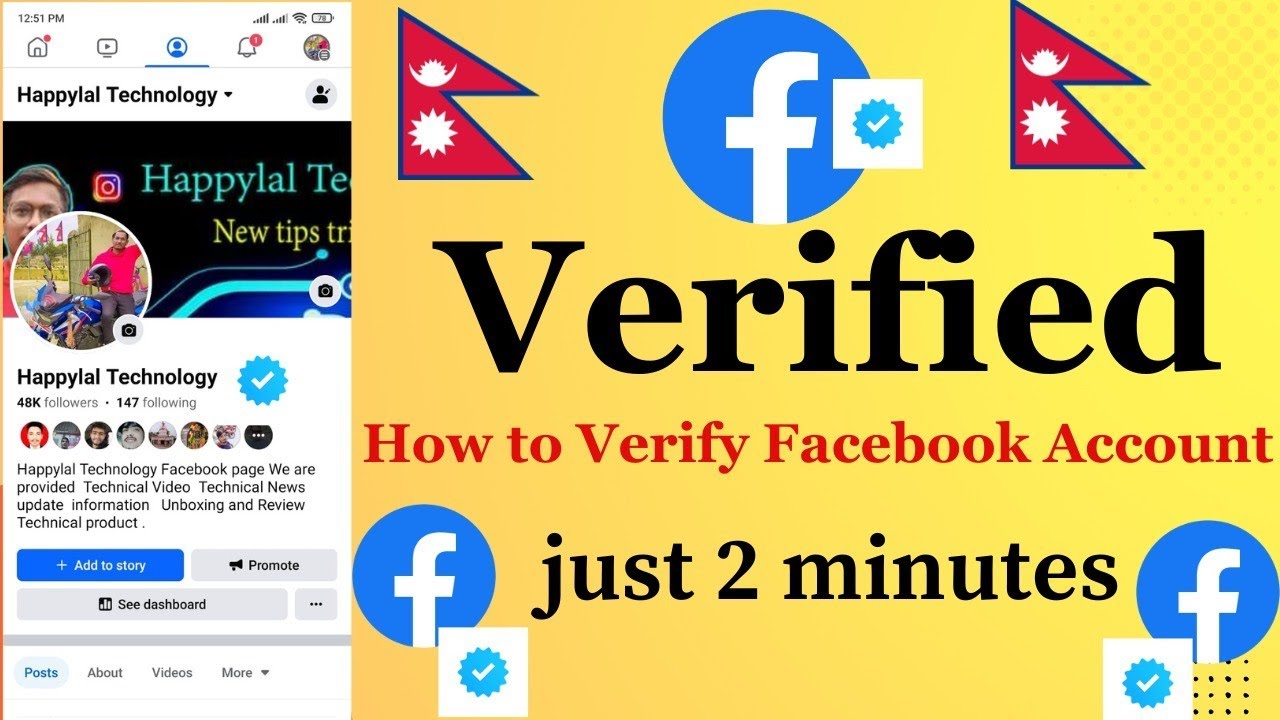 How to Verify Facebook Account 2024 | Facebook Account lai Blue Badge ...