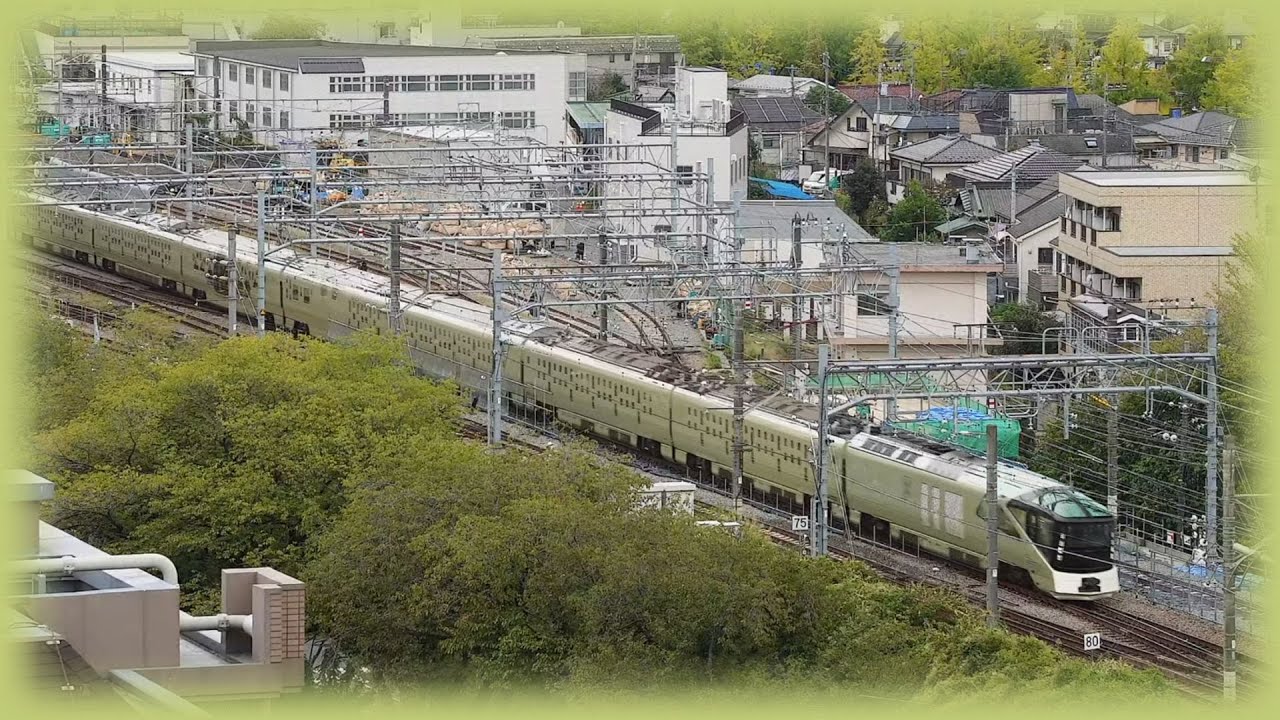 2023/10/08 PM～配信済み TRAIN SUITE 四季島 E001形 E653系 E655系 E257系 中央線 高尾駅 周辺 ライブカメラ / 4K LIVE TOKYO ...