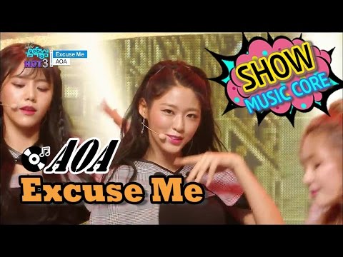 [Comeback Stage] AOA - Excuse Me, 에이오에이 - 익스큐즈미 Show Music core 20170107