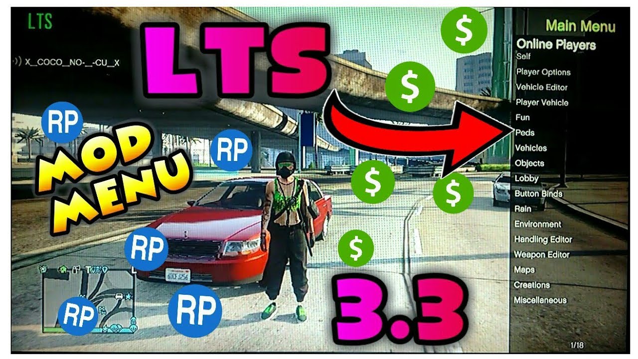[GTA V - PS3] MOD MENU LTS V3.3 [DEX E CEX] [BLUS-BLES] [1.27/1.28 ...