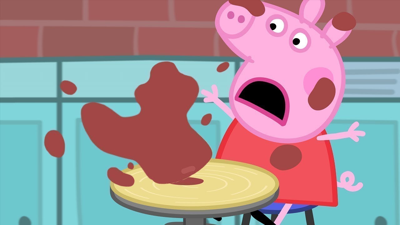 Peppa Pig Learns How To Make Pottery | @PeppaPigOfficial - YouTube