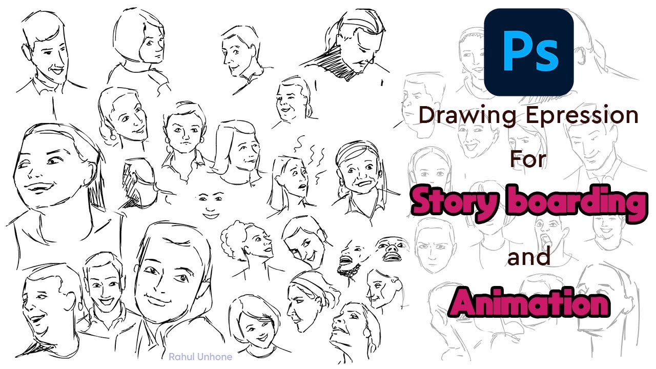 My expression drawing practice for animation and story boarding ...