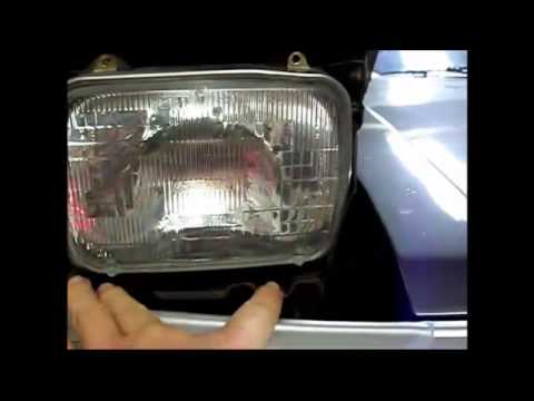 How to change the headlamp (head lights) on the Toyota MR2 - YouTube