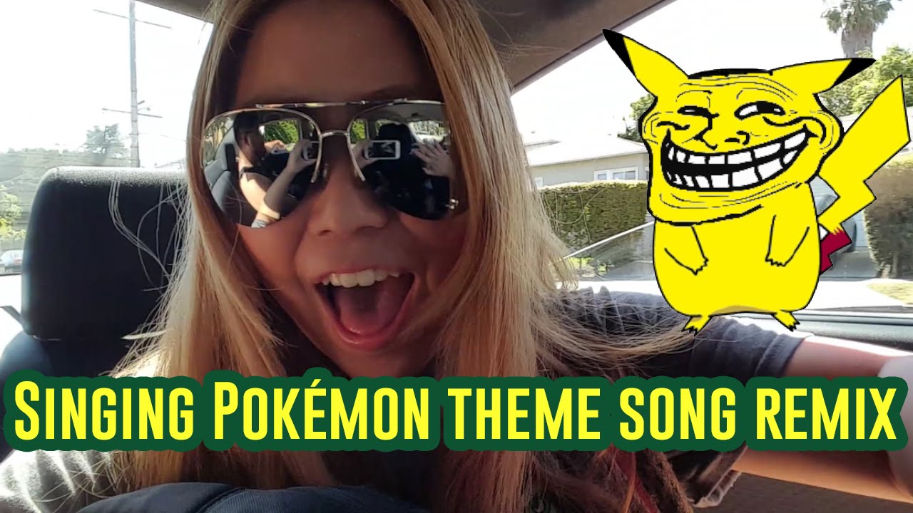 Singing Pokémon theme song remix - YouTube