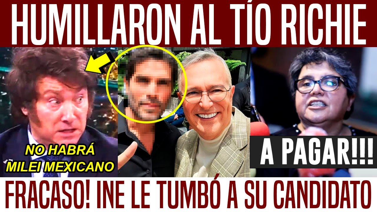 🚨 HUMILLAN AL TÍO RICHIE! LE TUMBAN A SU CANDIDATO. NO HABRÁ MILEI EN ...