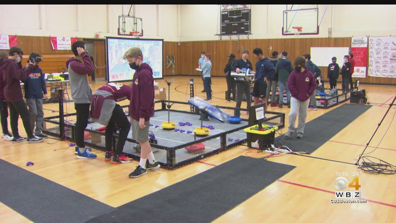 Middle Schoolers Across Massachusetts Compete In VEX Robotics Regional ...