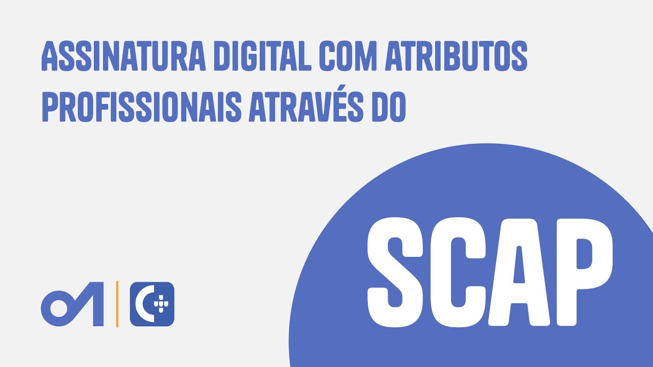 Assinatura Digital com Atributos Profissionais através do SCAP - YouTube
