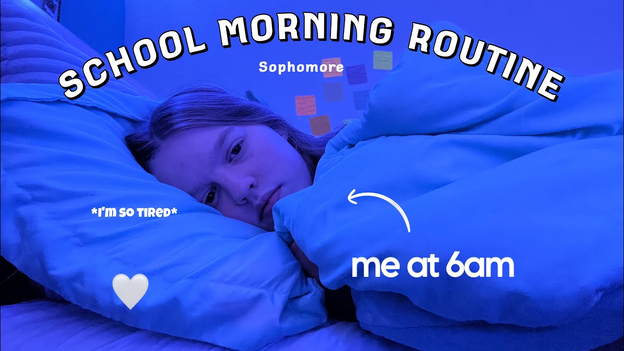 MY 6AM SCHOOL MORNING ROUTINE - YouTube