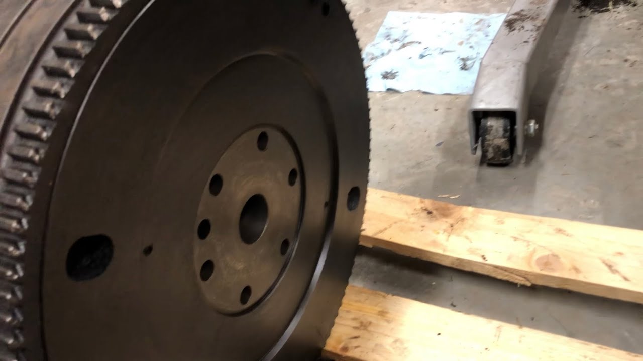 Installing flywheel/ part 1 / Perkins A3 152#skills #amazing #engine # ...