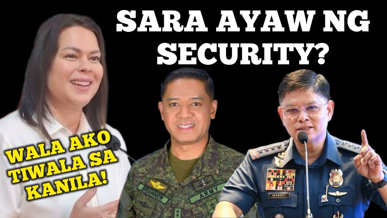 SARA DUTERTE WALANG TIWALA SA AFP AT PNP? - YouTube