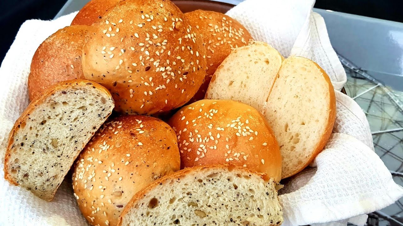 Burger Buns - Plain and Seeded | Soft and Easy | Simple Home Baking ...