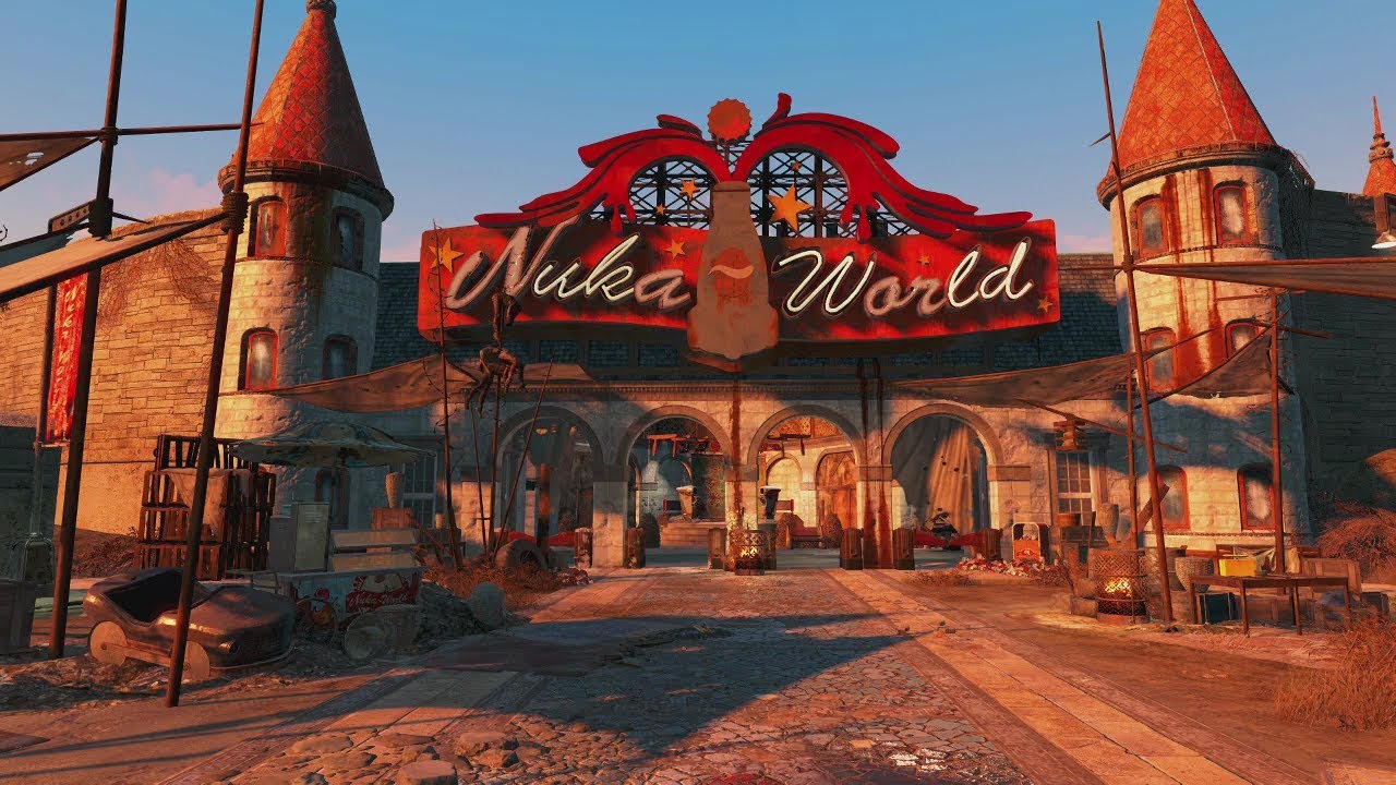 Fallout 4 unmodded play with Gabby. Doin Nuka World! - YouTube
