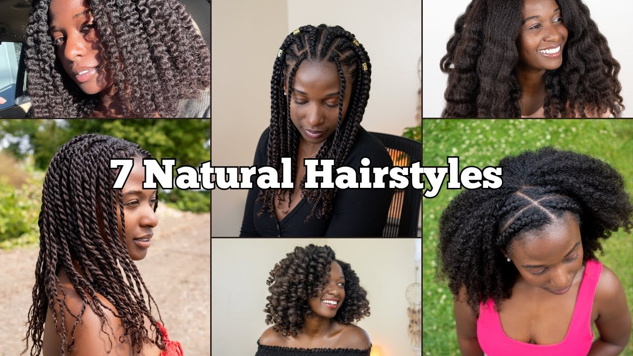 7 Hairstyle Ideas with Braids & Twists + Tutorials - YouTube