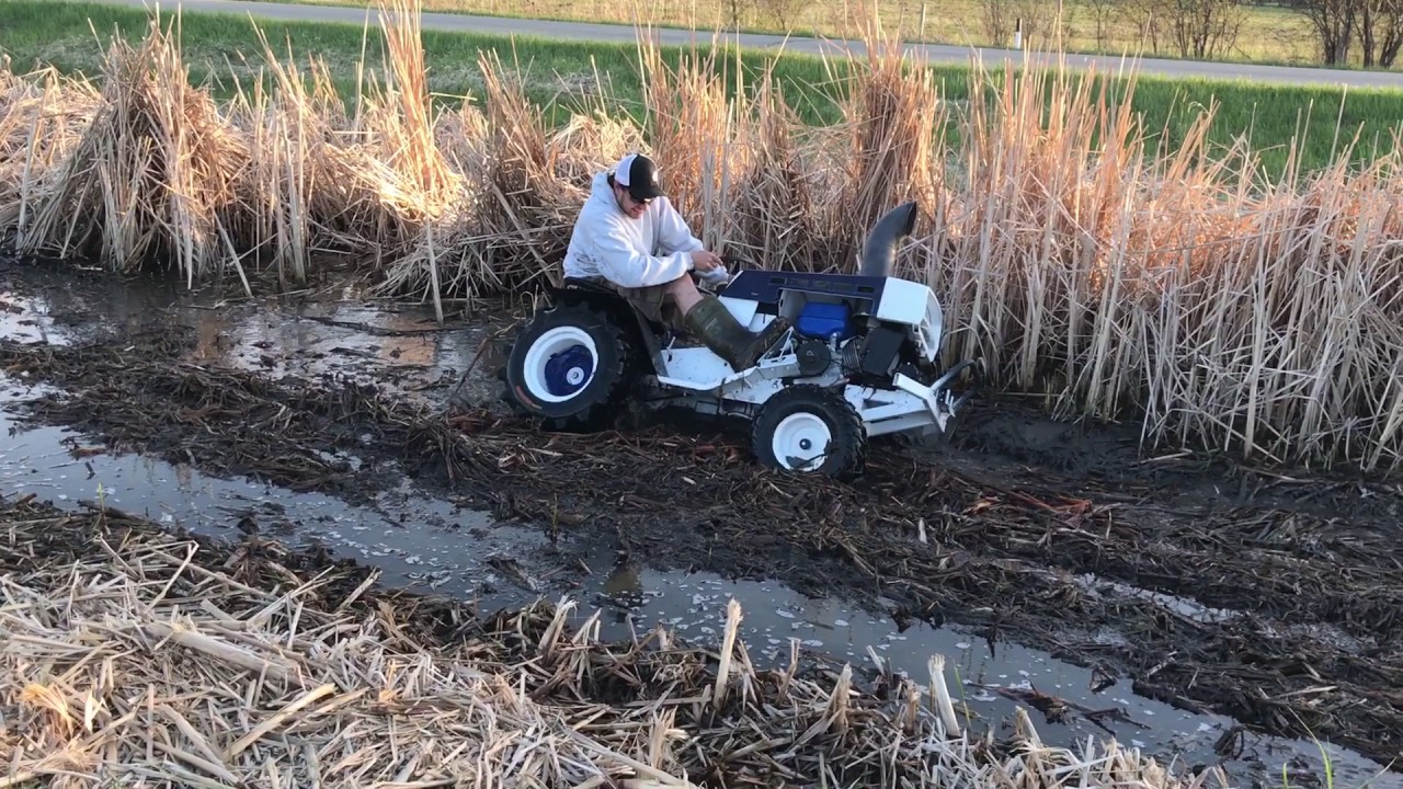 Ropper mud mower - YouTube
