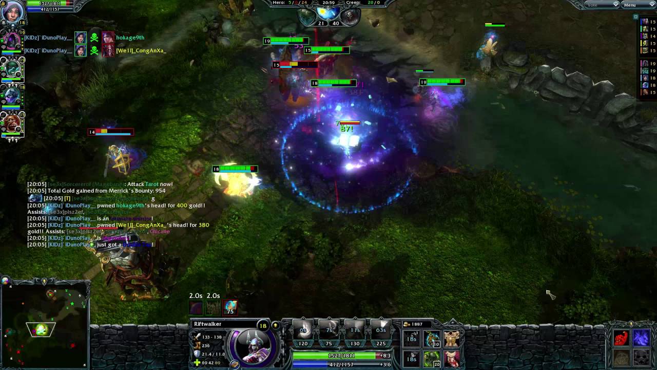 [Garena-HoN] Riftwalker Highlights 1! - YouTube