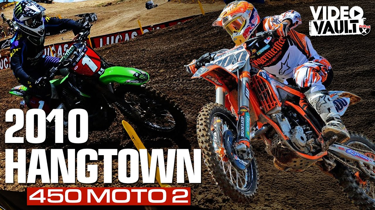 FULL MOTO! Reed versus Alessi's 350: 2010 Hangtown National Motocross 450 Moto 2 - YouTube