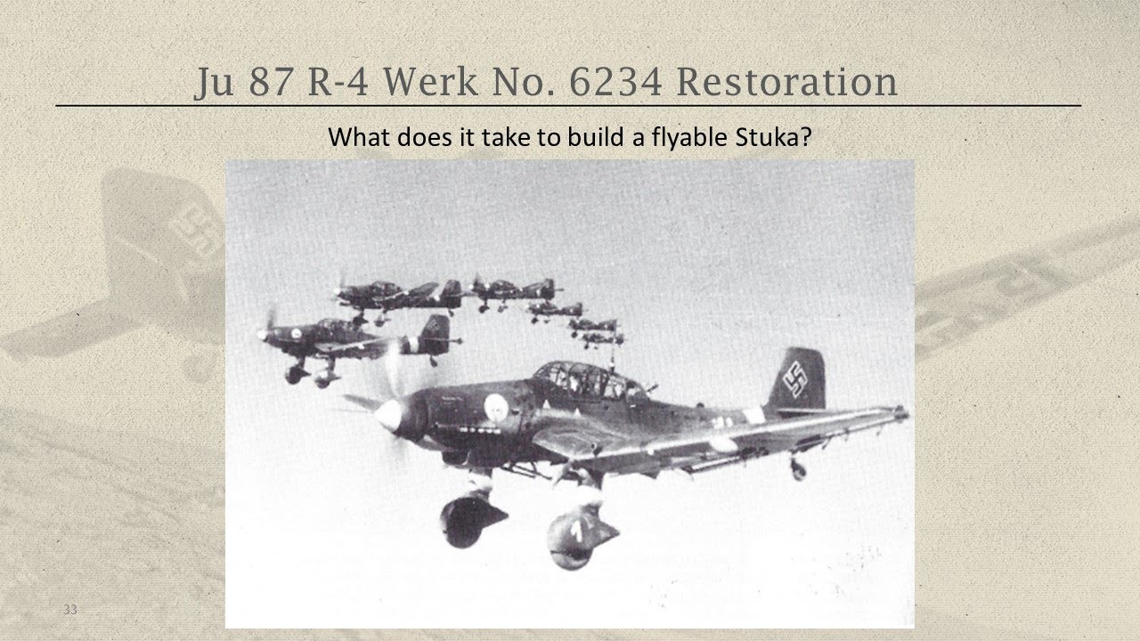 Ju-87 STUKA - Restoring a Legend Part 1 of 2 - YouTube
