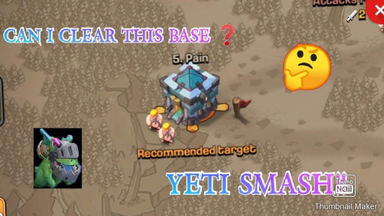 CAN WE 3 STAR THIS BASE || YETI SMASH!! - YouTube
