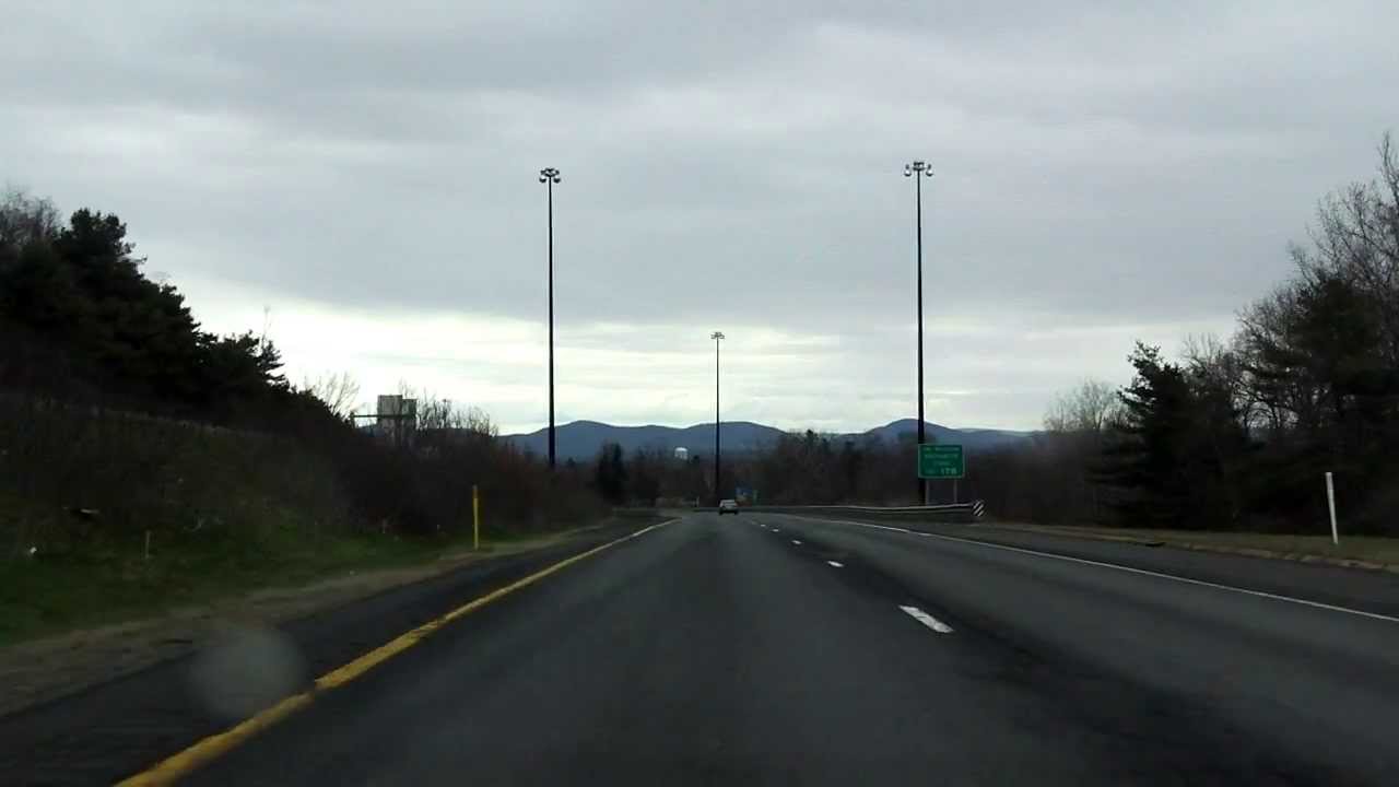 Interstate 91 - Massachusetts (Exits 14 to 18) northbound - YouTube