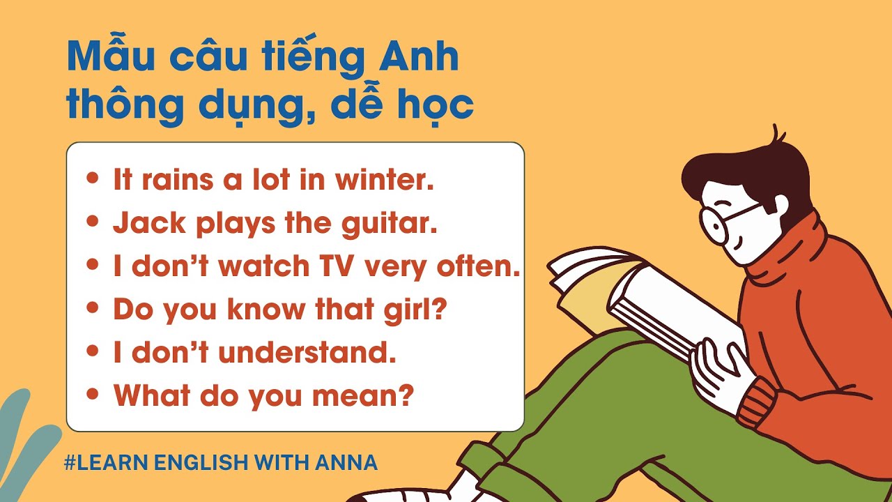 Mẫu câu tiếng Anh thông dụng, dễ học #8 | I am doing (present ...