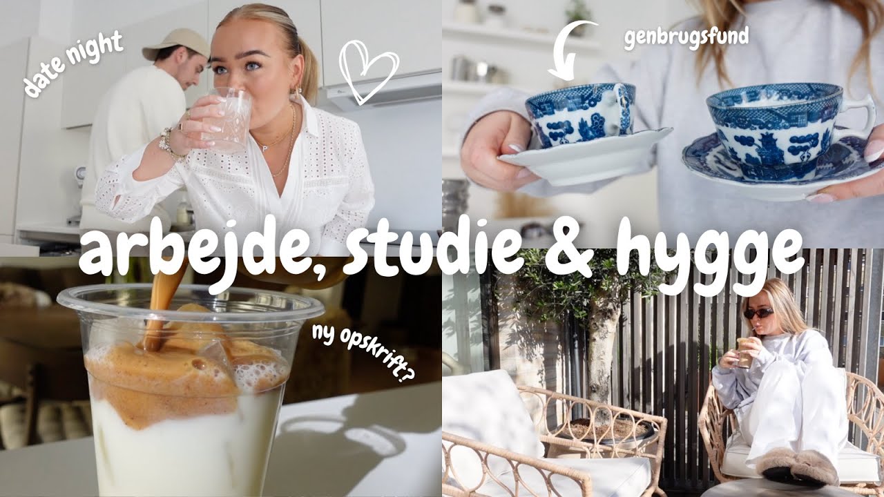 DATE night, ny opskrift på ISKAFFE & GENBRUGSSHOPPING - YouTube