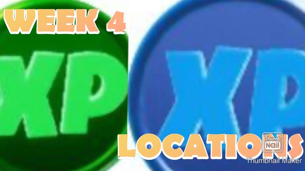 ALL *XP COINS* LOCATIONS |- Week 4 Challenge Guide - YouTube